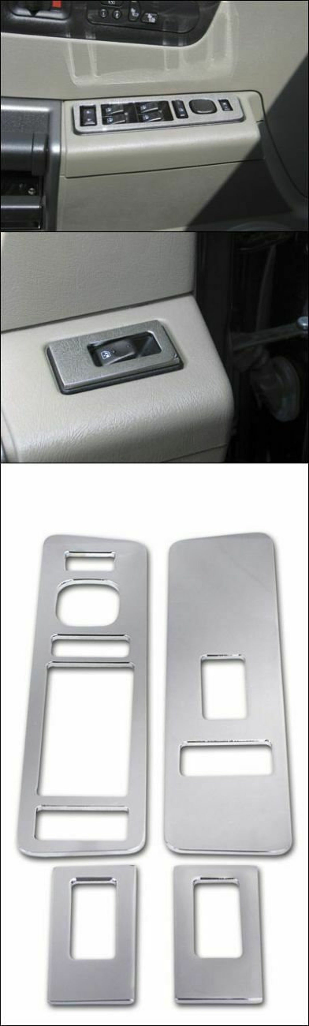 Hummer H2 and H2 SUT Smooth Chrome Billet Door Switch Plates, Set. - Etsy
