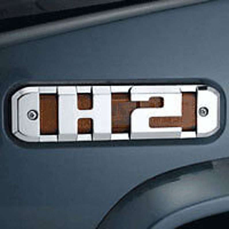 Fierce Hummer H2 Billet Chrome Side Marker Light Bezels With H2 Logo - Etsy