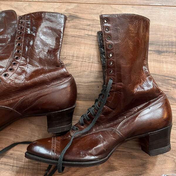 Lace up Boots - Etsy