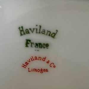 Antique Haviland and Co. Hand Painted Limoges, France Schleiger #59 ...