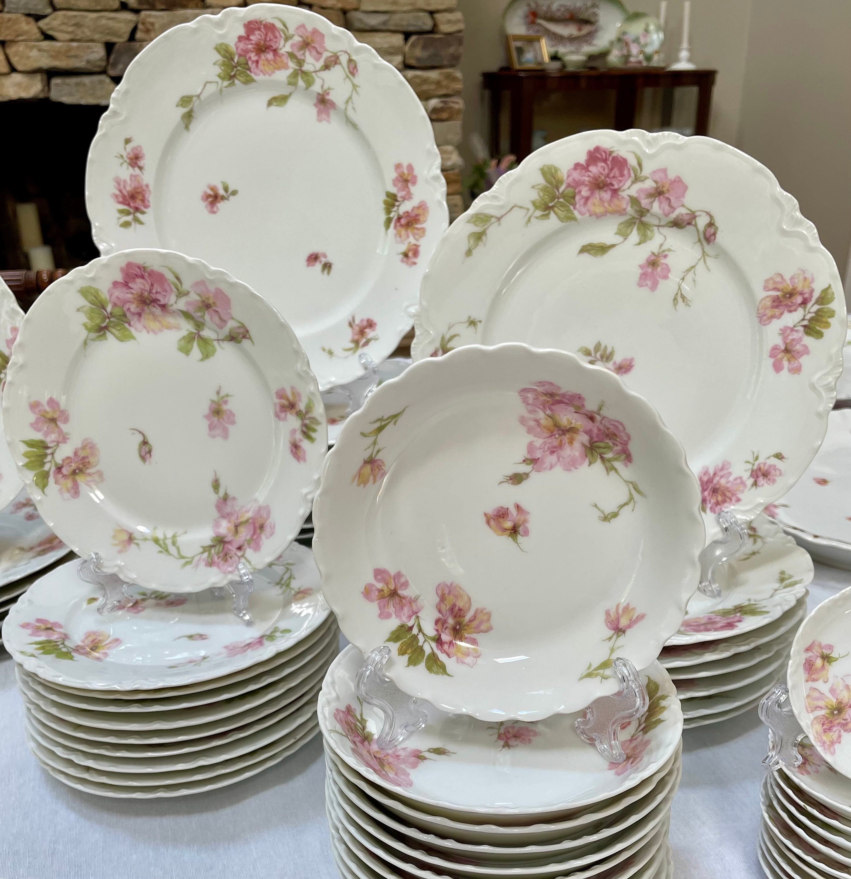 Antique Haviland and Co. Hand Painted Limoges, France Schleiger 59 ...