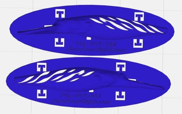 Walleye Nation Creation Reaper Crankbait Lure Painting Stencil PBL-WNC ...