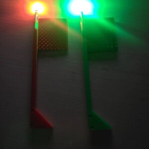 Offshore Lighted LED Planer Board Flag - Etsy