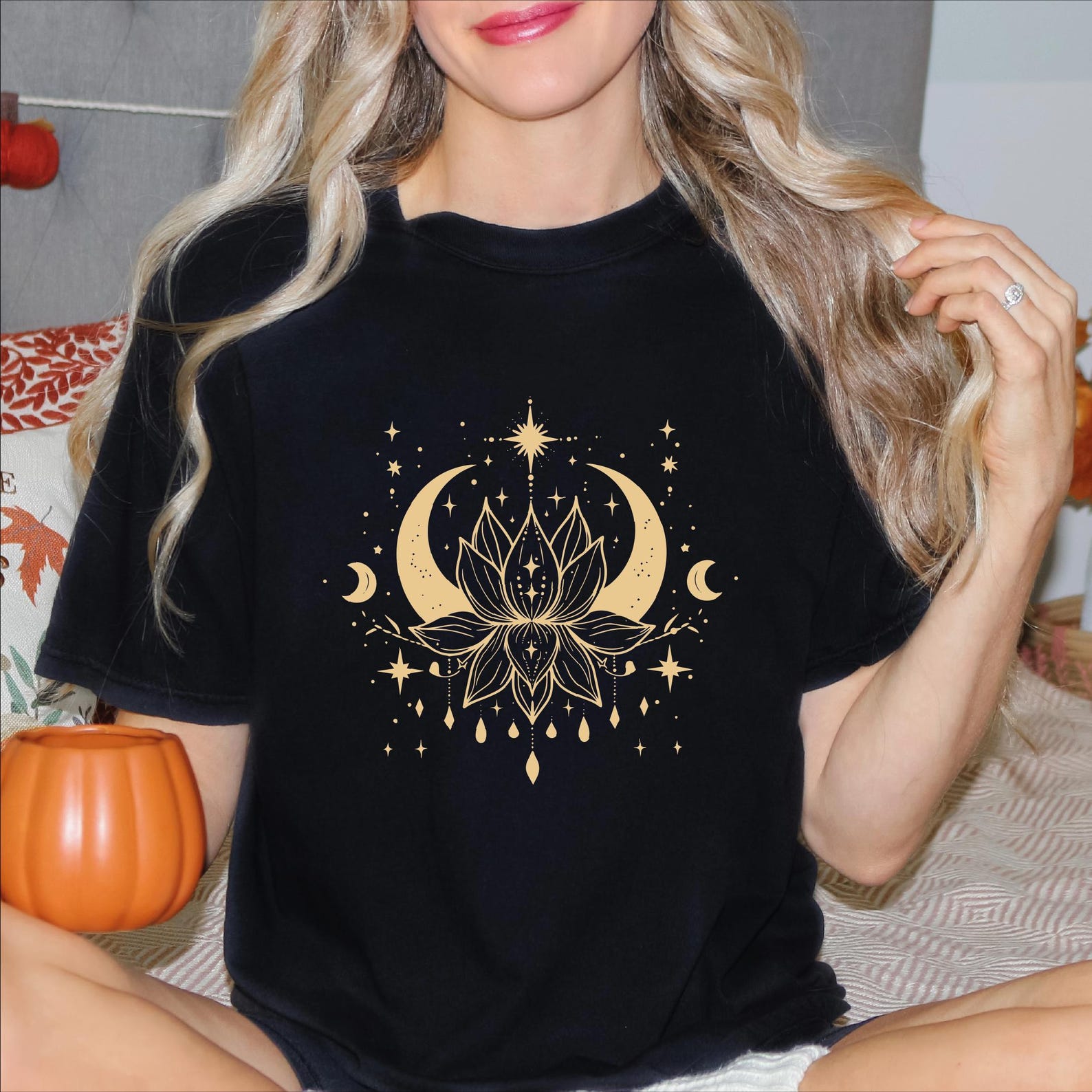 Yoga Lotus Shirt for Women, Comfort Colors Yoga Lotus Shirt, Yoga ...