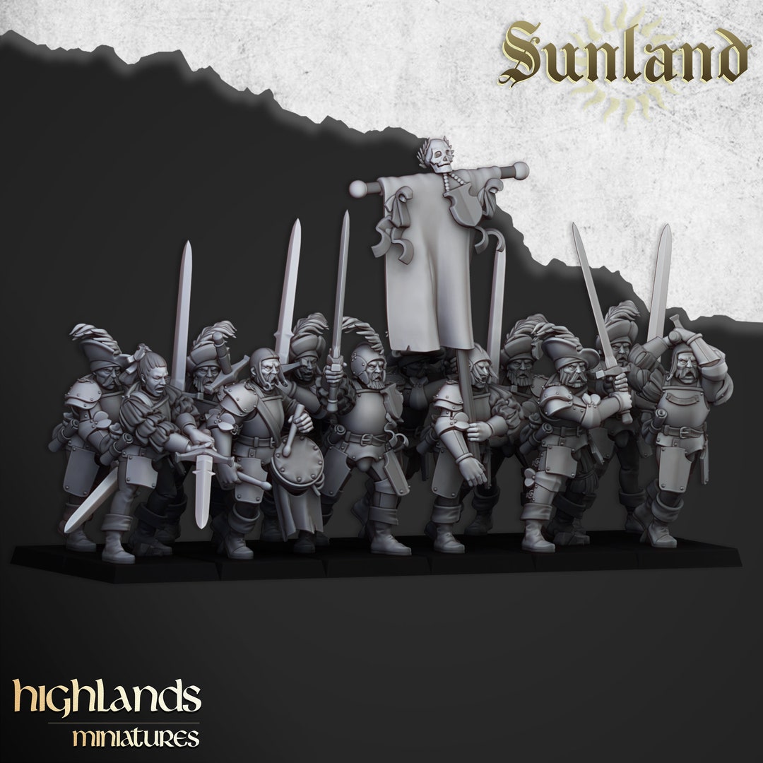 Sunland Greatsword Landsknecht Pathfinder Tabletop Fantasy Gaming Dnd ...