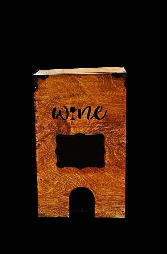 Custom Wooden Wine Box Covers - Etsy