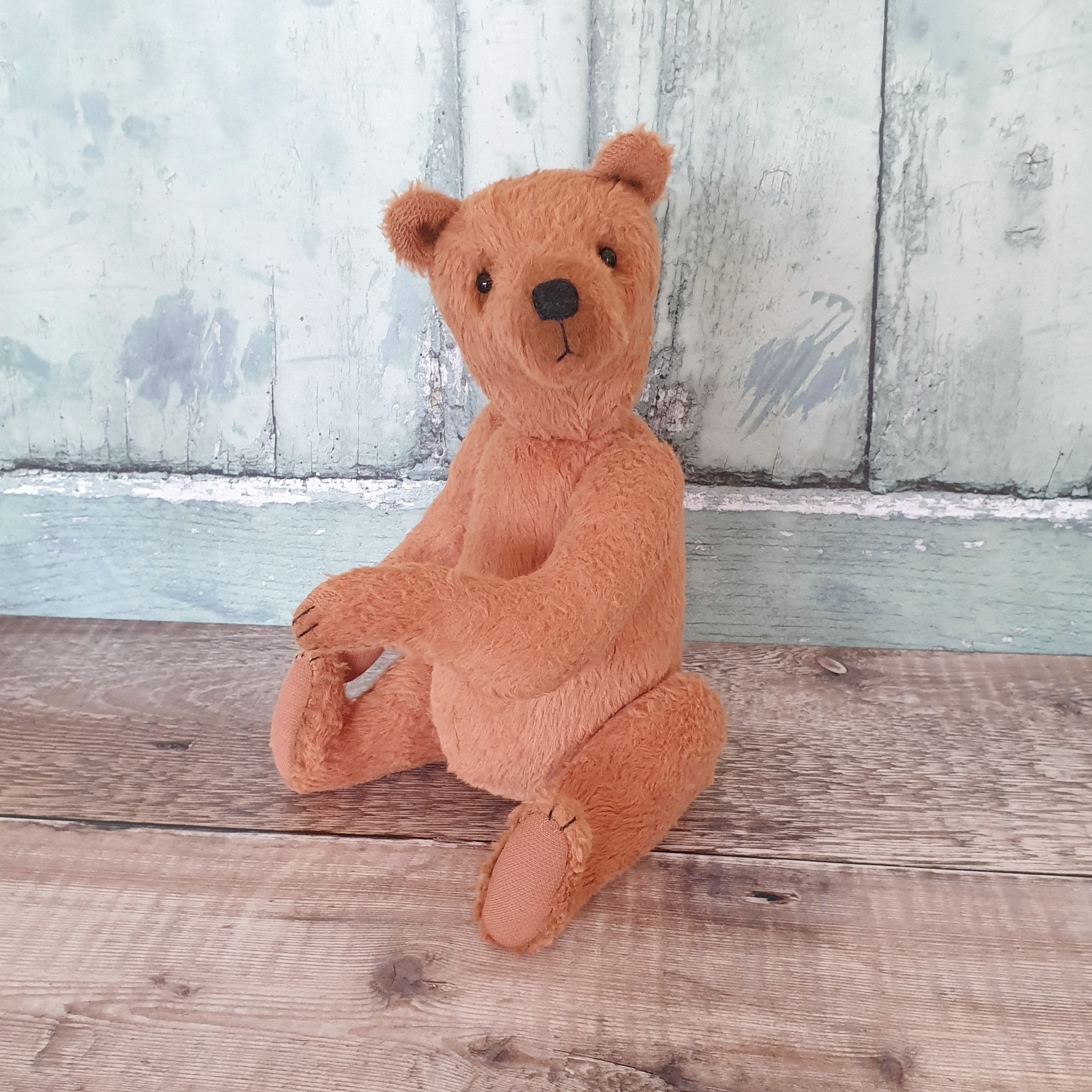Handmade Viscose Teddy Bear, OOAK Bear, Vintage Style Bear, Heirloom ...