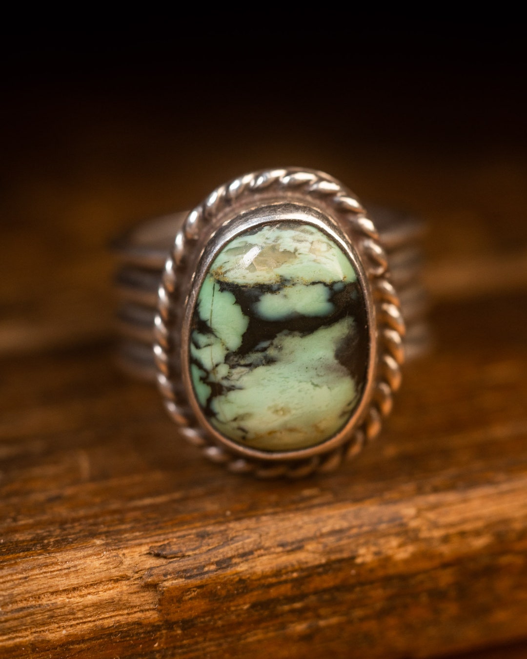 Handmade Variscite Ring Size 7.5 Snowville Variscite 925 Sterling ...