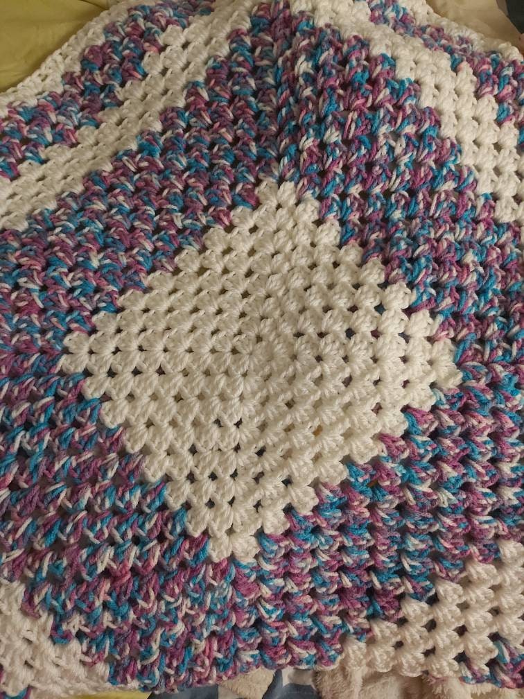 Jamaican Rasta Colour Crochet Cushion Cover Granny Smith Cushion Cover ...