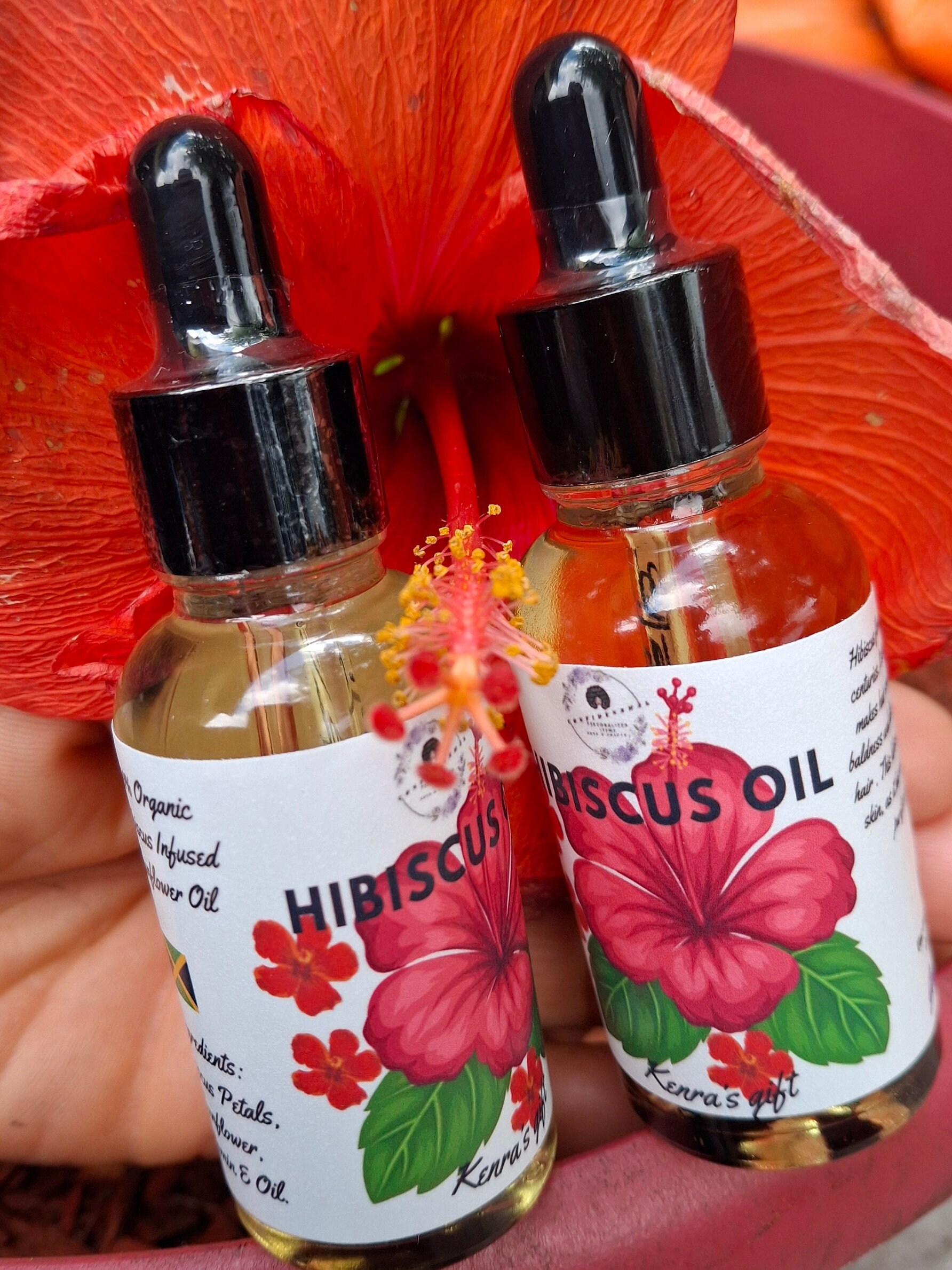 100% Pure Natural Hibiscus Oil Hibiscus Oil for Hair and Body - Etsy
