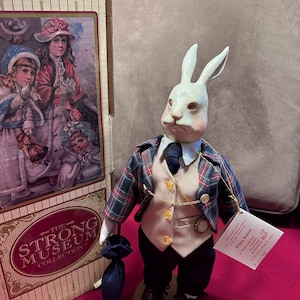 Vintage Whit Rabbit From Alice in Wonder Land From the Strong Museum ...