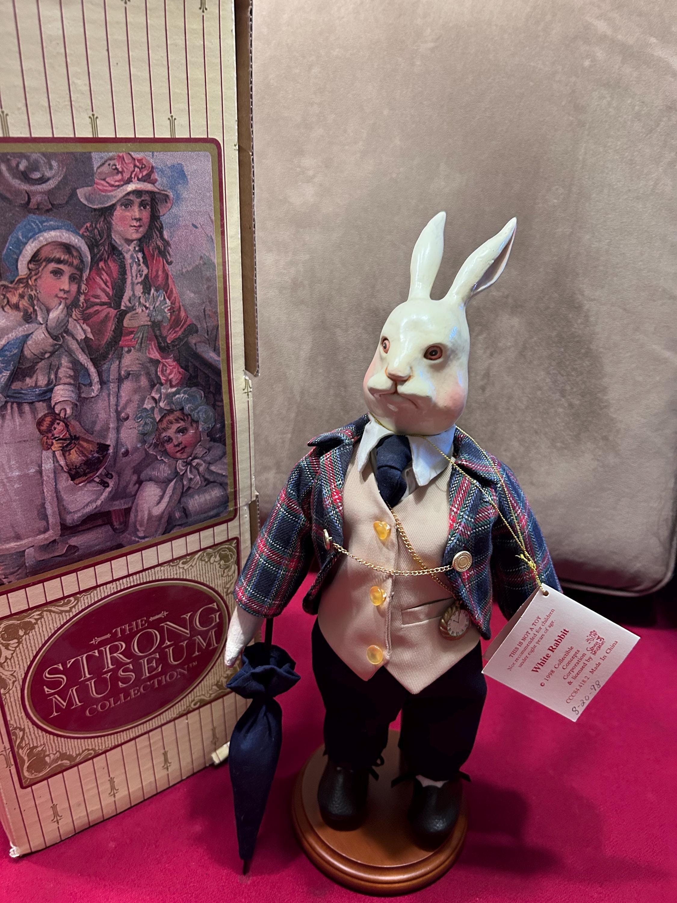 Vintage Whit Rabbit From Alice in Wonder Land From the Strong Museum ...