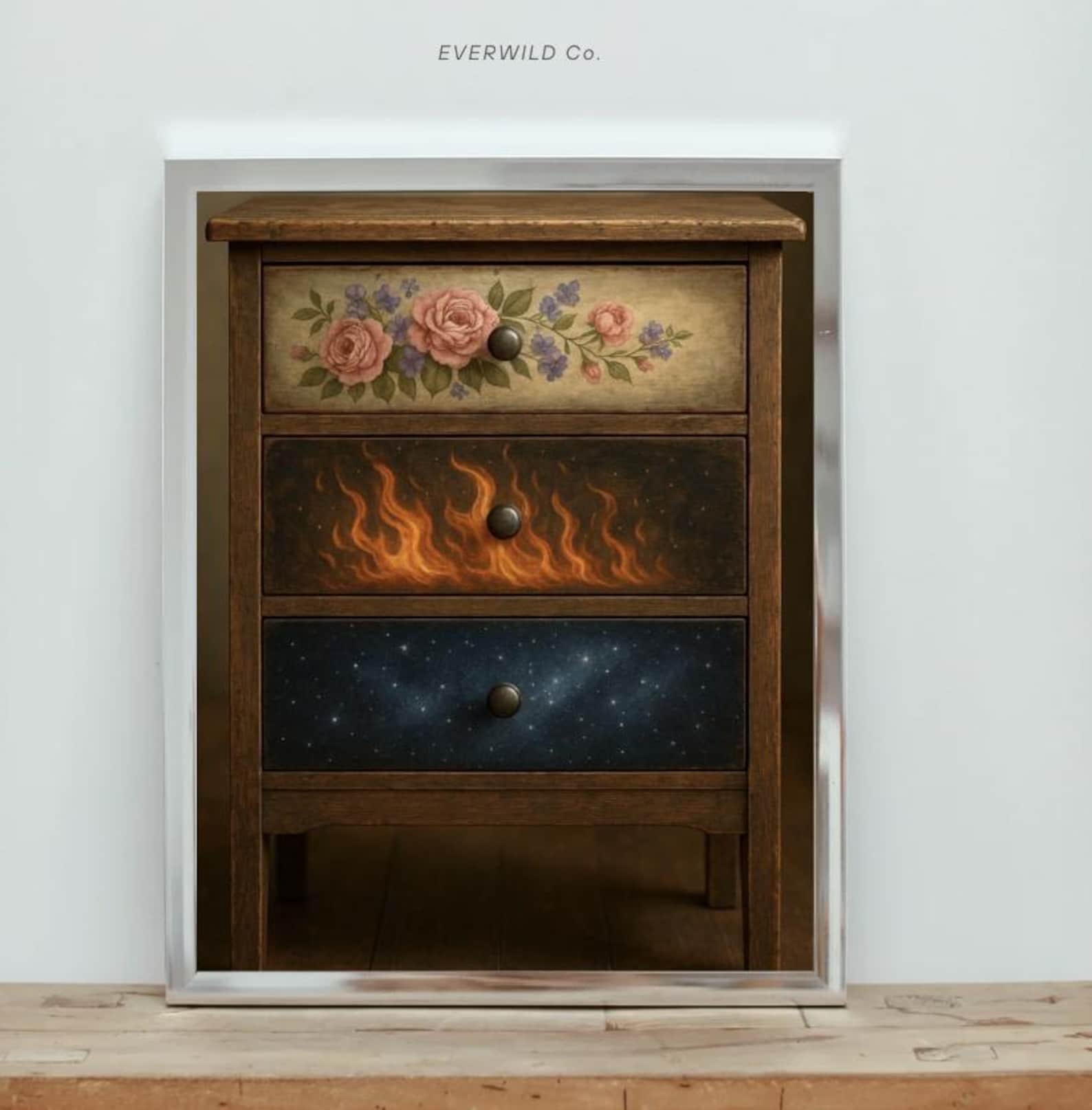 ACOTAR Archeron Sisters Painted Dresser – Hyper-realistic Art Print ...