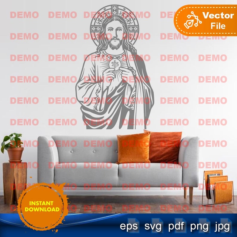 Jesus Father of Life SVG PNG Religious Vector Images for Plotter, Cut ...
