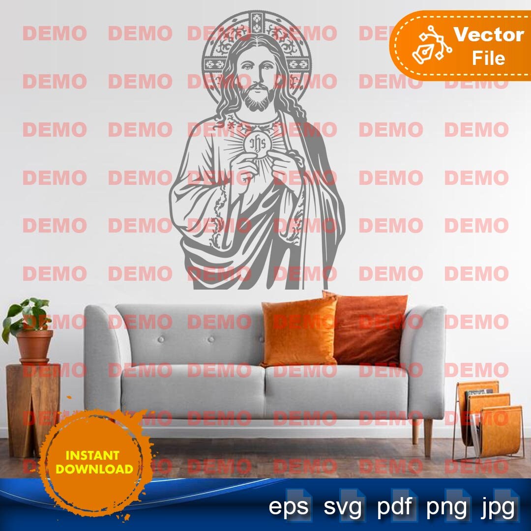 Jesus Father of Life SVG PNG Religious Vector Images for Plotter, Cut ...