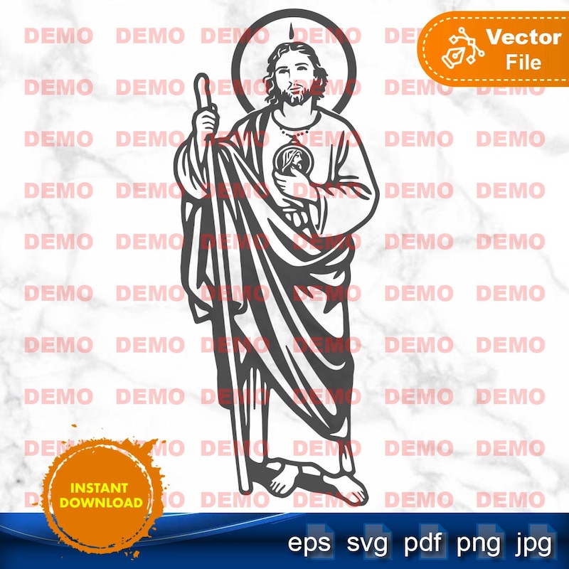San Judas Vector - Etsy
