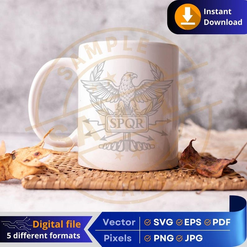 Roman Eagle Symbol SVG | Ancient Empire Vector | Digital Download ...