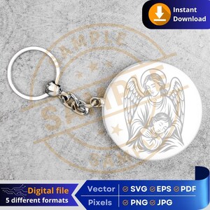 Guardian Angel SVG | Religious Digital Download | Guardian Angel ...