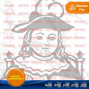 Santo Nino De Atocha SVG PNG Vector Religious Images for Plotter ...