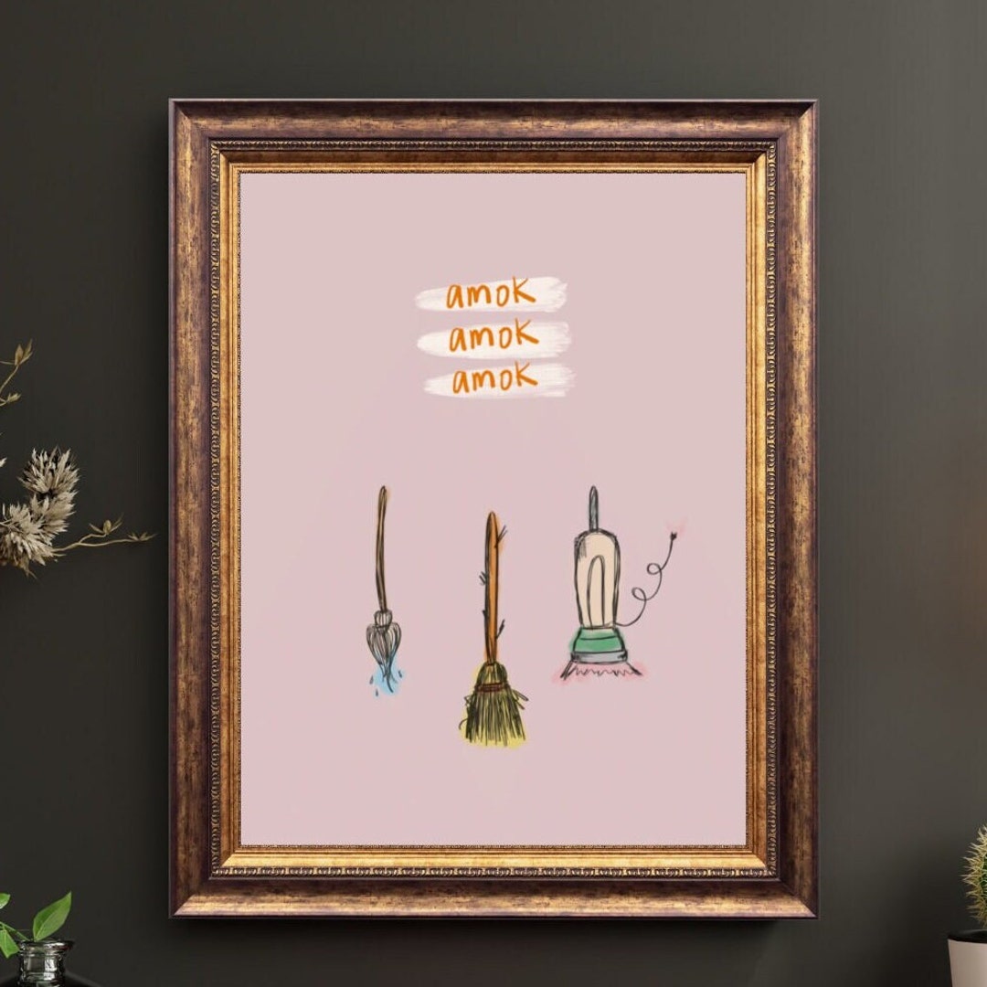 Digital Download | 4.25x5.5in Hocus Pocus "amok, Amok, Amok" Art Print ...
