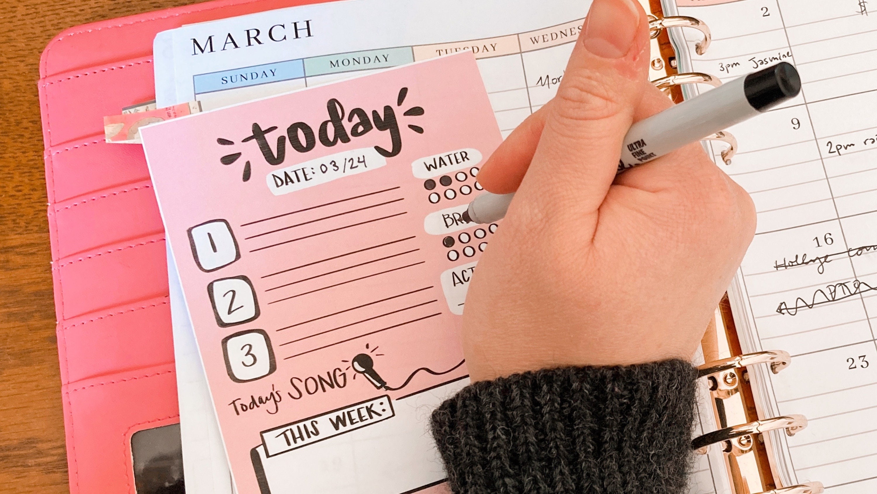 Digital Download | Daily Schedule Template - Etsy