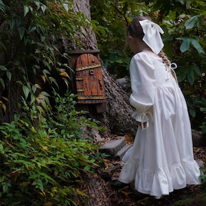 Girls Long Sleeve Tie-back Maxi Dress PDF Sewing Pattern 12M-10Y - Etsy