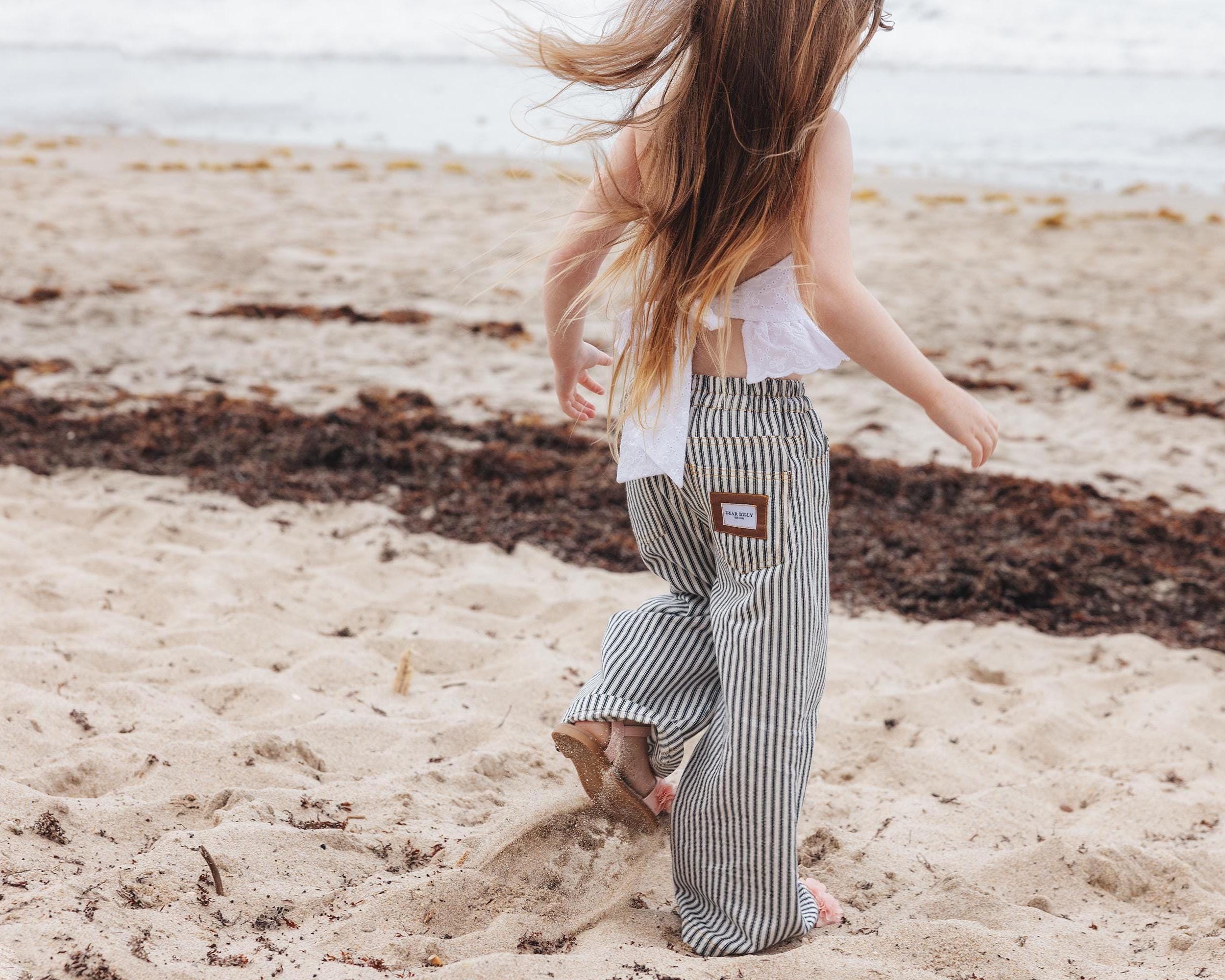 Girls Halter Top Sewing Pattern | Bow Back Ruffle Hem Summer Top (PDF ...