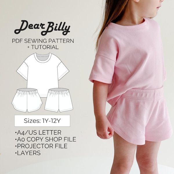 Girls Shorts Pattern - Etsy