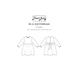 Girls Long Sleeve Back Bow Dress PDF Sewing Patterns Instant Download ...