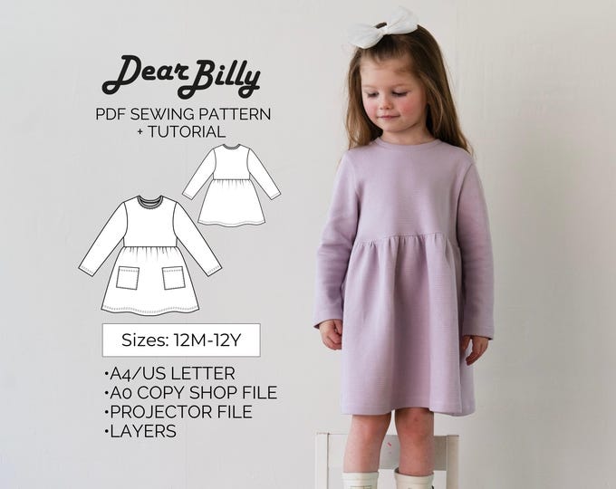 Aspen Dress - PDF Sewing Pattern - Etsy Canada