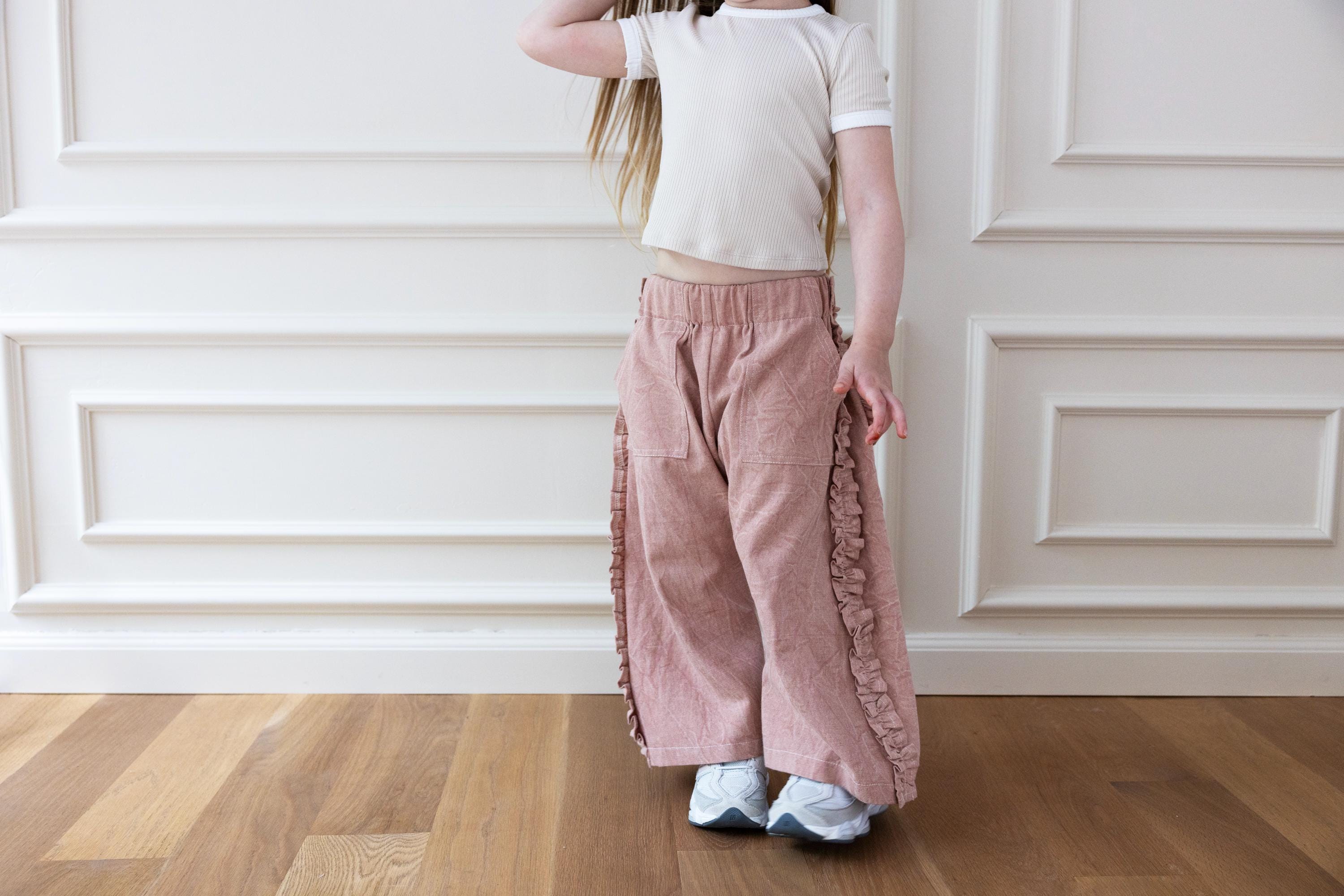 Trendy Kids Barrel Leg Pants PDF Sewing Pattern | Unisex Cargo Pants ...