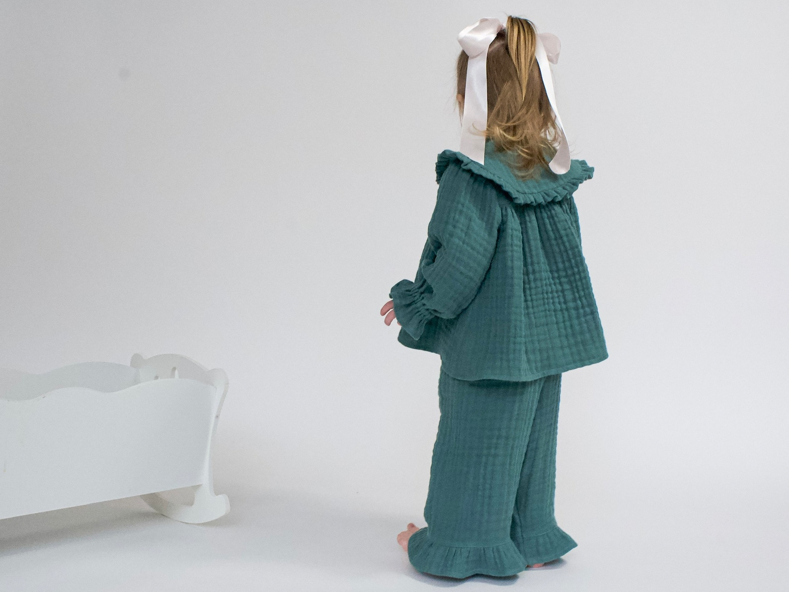 Ruffle Blouse and Pants Pajama Lounge Set Bundle Girls PDF - Etsy