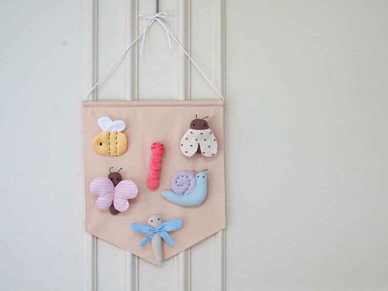 Insects Plushies Sewing Pattern: Beetles Stuffed Animals & Banner (PDF ...