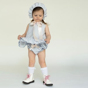 Baby Set Bundle Bonnet Pinafore Dress Bloomers 1M-36M PDF Sewing ...