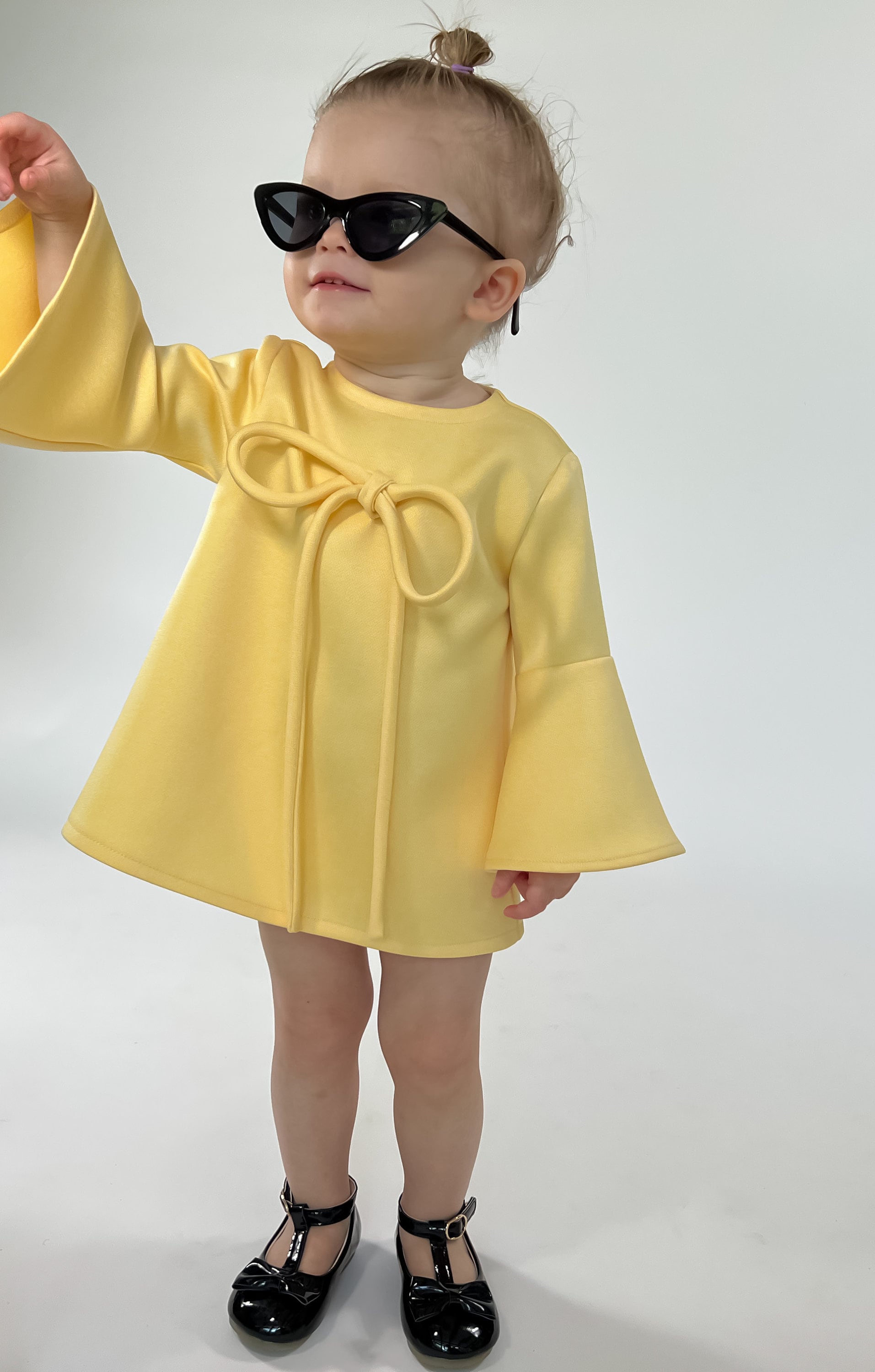 Girls Dress PDF Sewing Pattern Sizes 1Y to 10Y Long Sleeve - Etsy UK