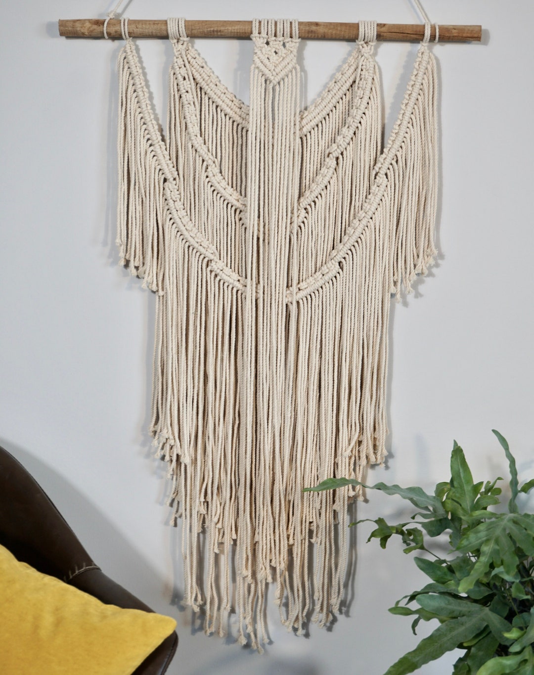 Macrame Wall Hanging. Wall Art. Hand Made. Ellie - Etsy