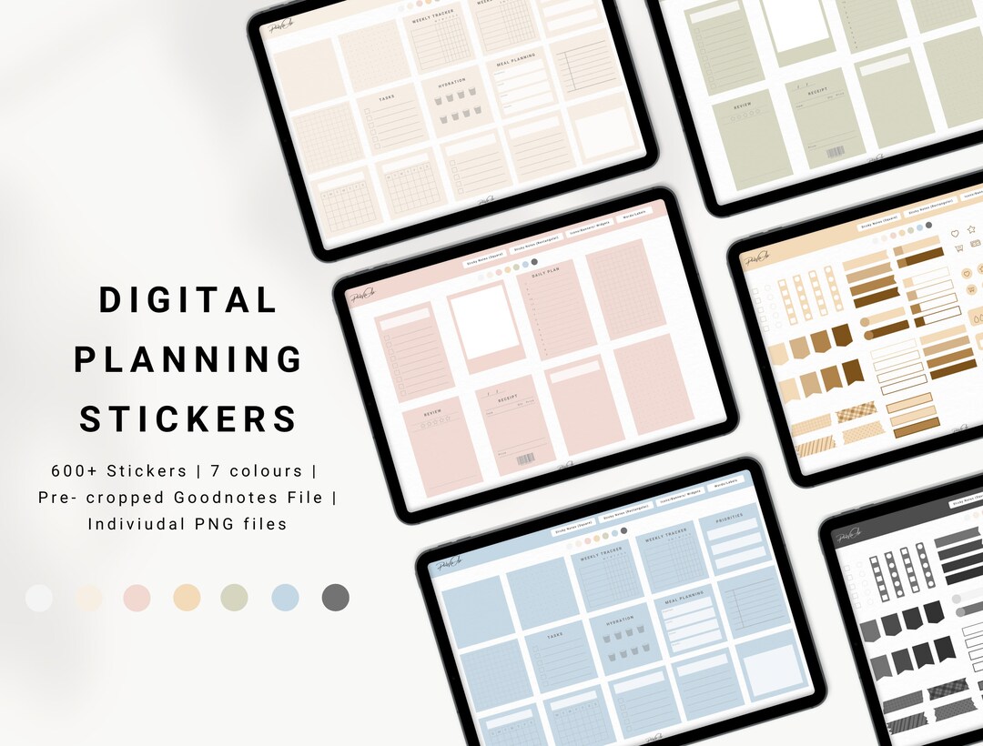 Digital Stickers | Digital Stickers for Goodnotes, Notability | Digital ...