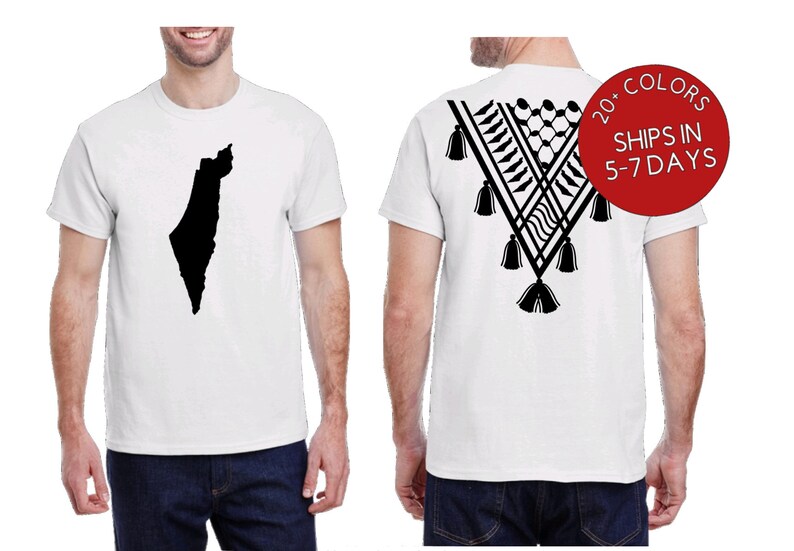 Palestinian Keffiyeh Hatta Shemagh Kuffiya T-shirt Unisex - Etsy