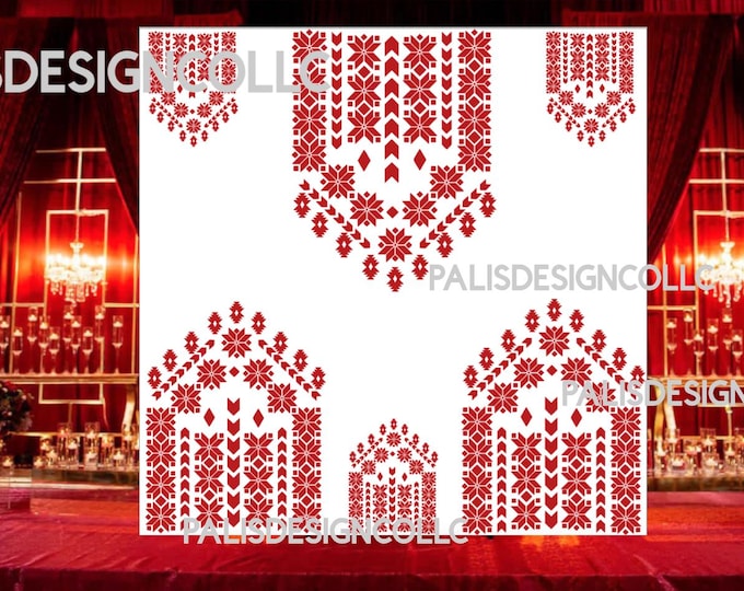 Henna Backdrop Banner Single Line - Etsy Canada
