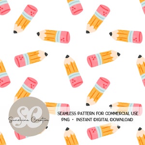 Back to School Seamless Pattern, 1st Day of School, Classroom Repeat ...