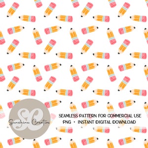 Back to School Seamless Pattern, 1st Day of School, Classroom Repeat ...