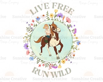 Spirit Riding Free Png | Etsy