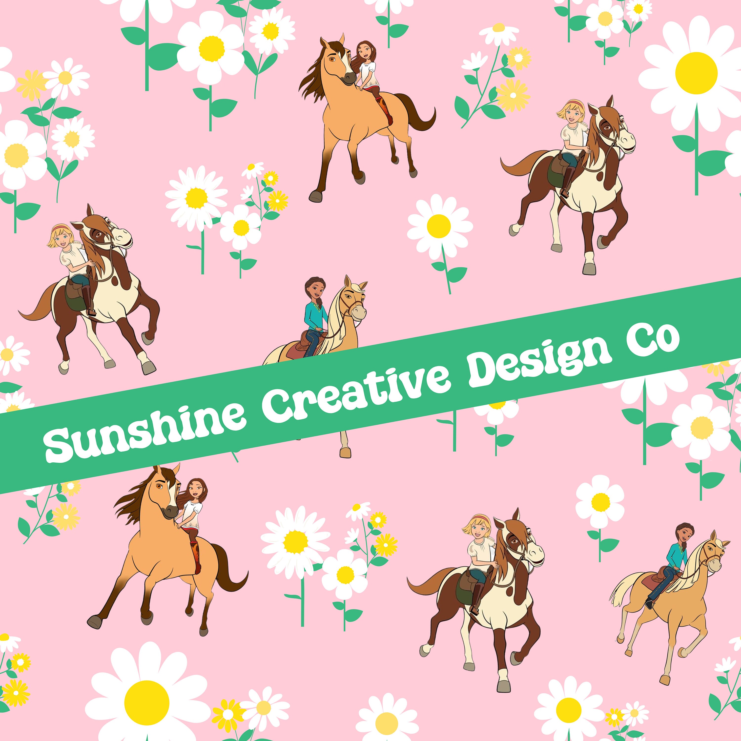 Spirit Seamless File Png Spirit and Lucky Svg Spirit Riding - Etsy