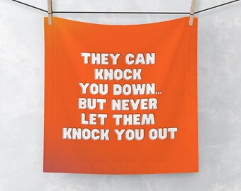 They Can Knock You Down but Never Knocked Out Sticker - Etsy