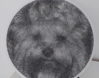 Personalized String Art Portrait Colorful, String Fine Art, Free Sketch ...