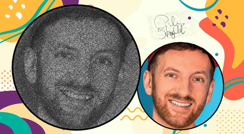 Personalized String Art Portrait - Etsy