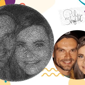 Personalized String Art Portrait - Etsy