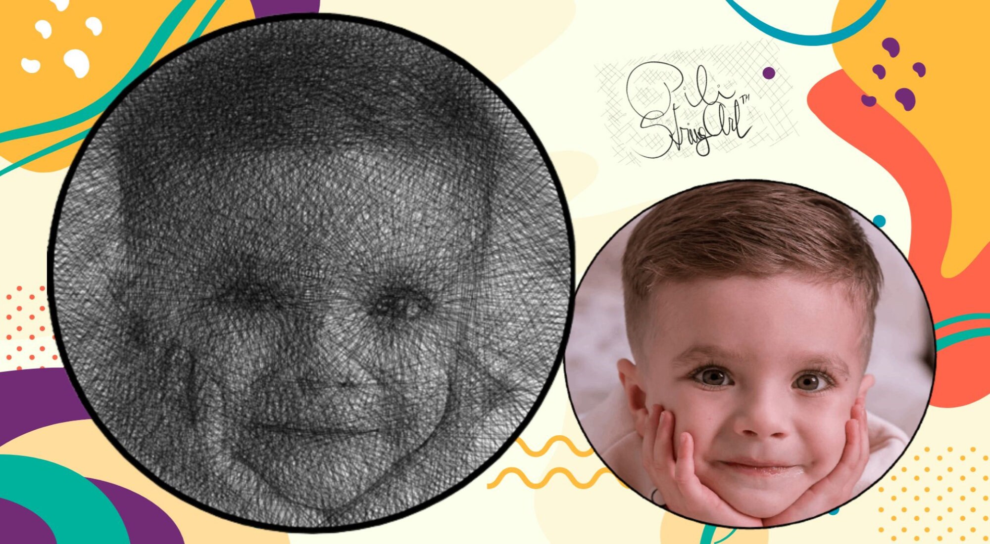 Personalized String Art Portrait - Etsy