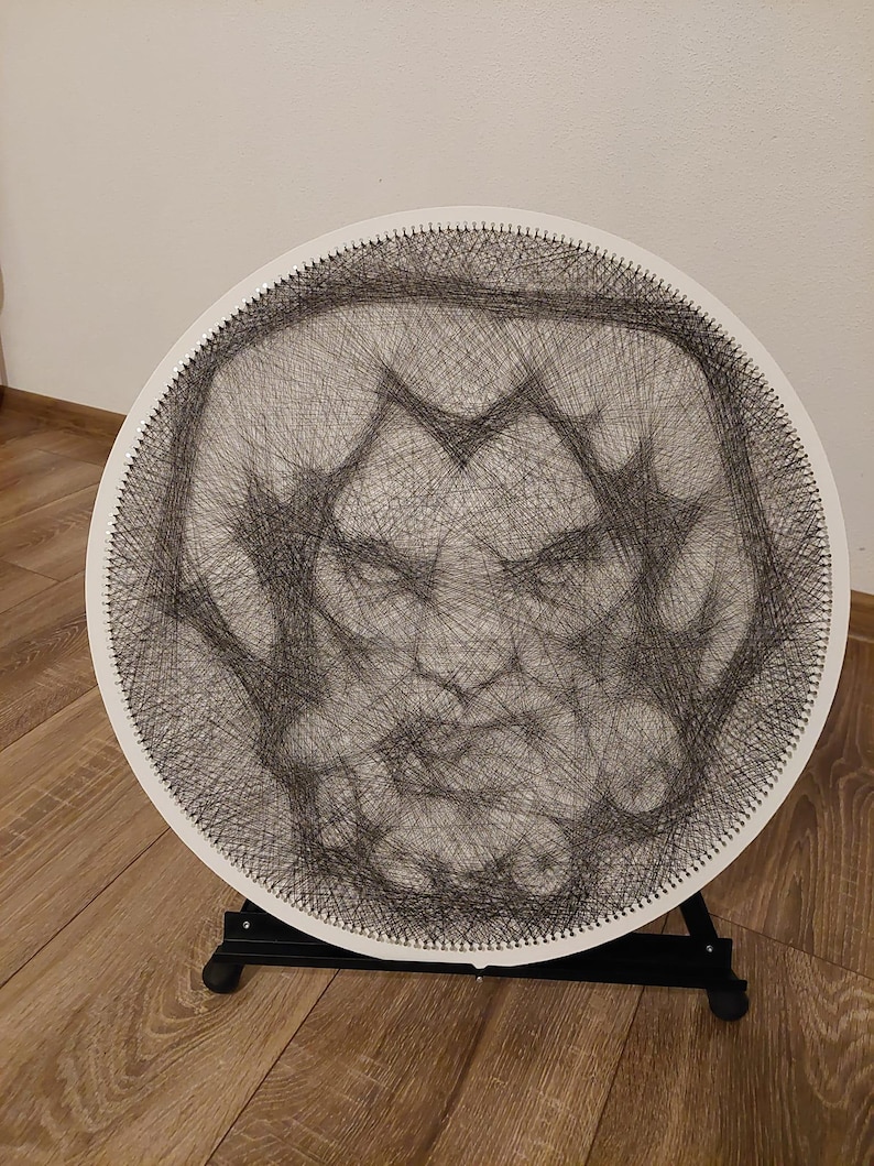 Personalized String Art Portrait. Custom Portrait. Portrait From Photo. Unique Portrait ...