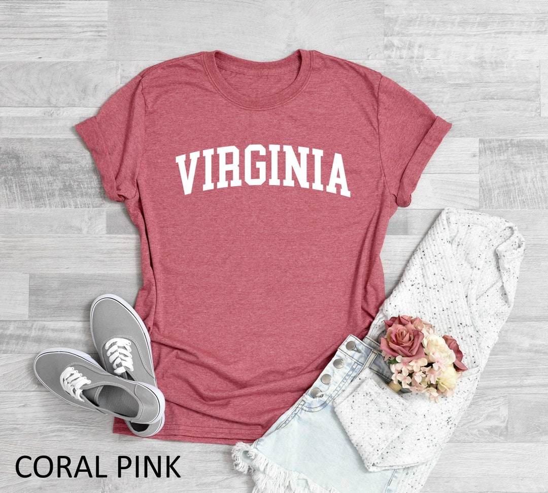 Virginia Shirt, Virginia Lovers Tee, Home State T-shirt, Virginia Map ...